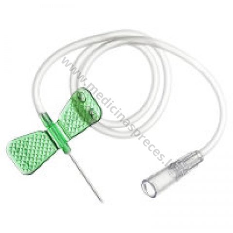 Tauriņkatetrs TRO-VENOSET 21G (0,8x20mm) ar 30 cm pagarinājumu, sterils. – Medilink